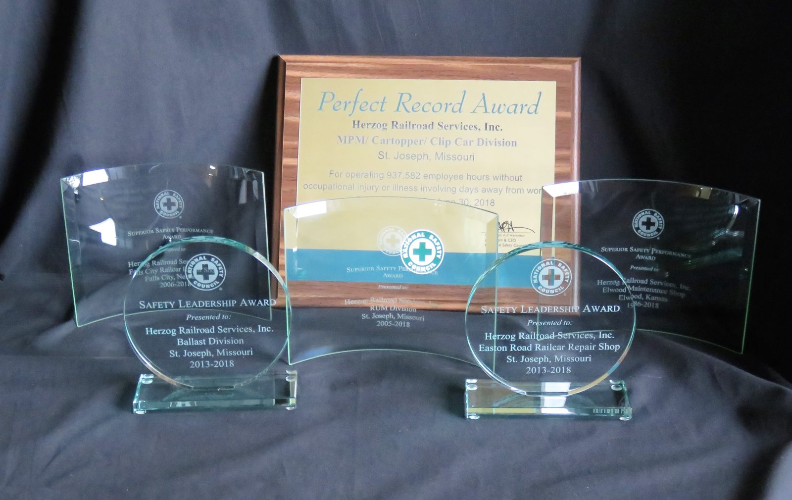 Herzog's rail testing division receives 2018 NSC Safety Award - Herzog