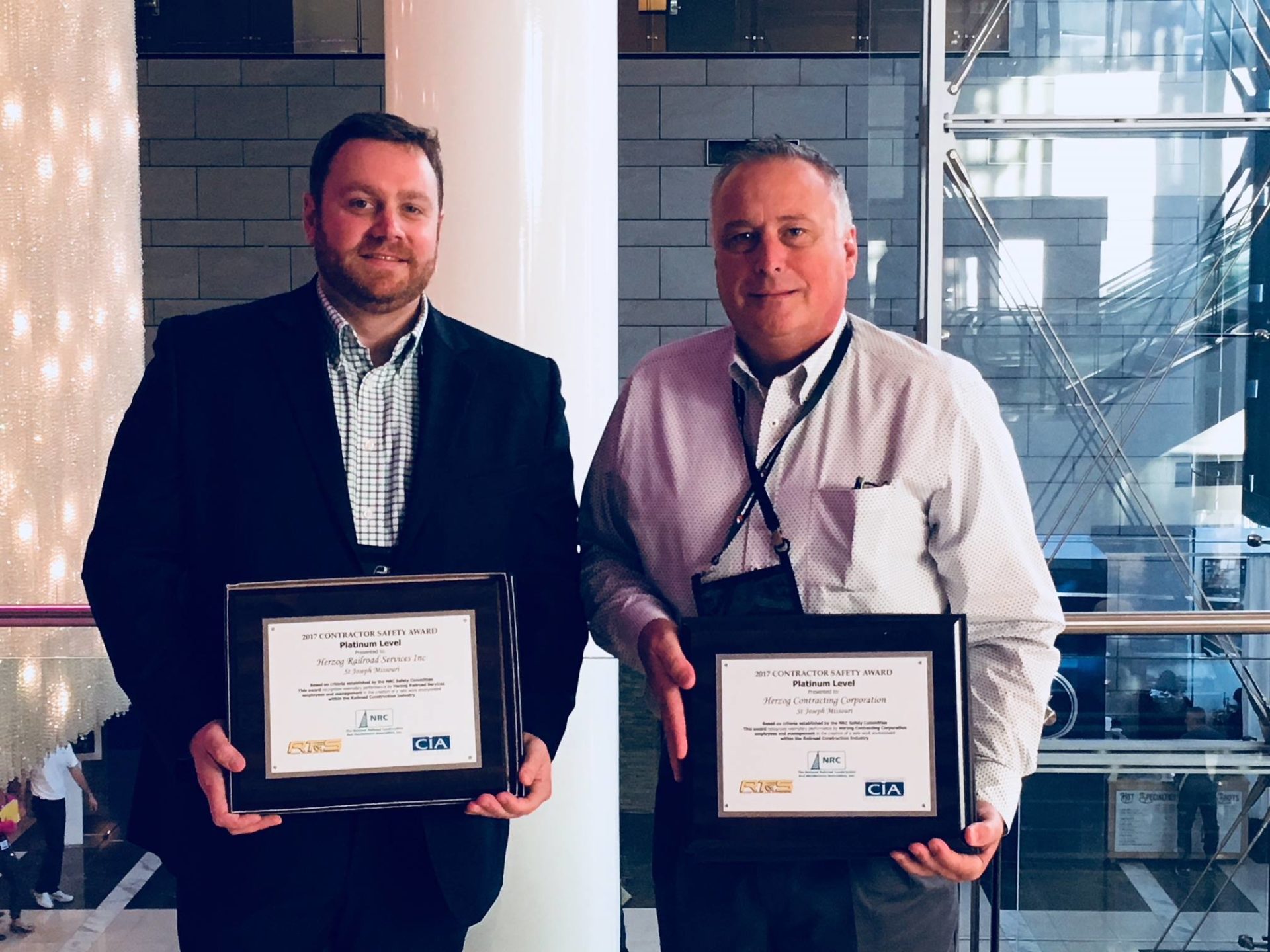 Herzog earns high honors at the NRC 2017 Contractor Safety Awards - Herzog